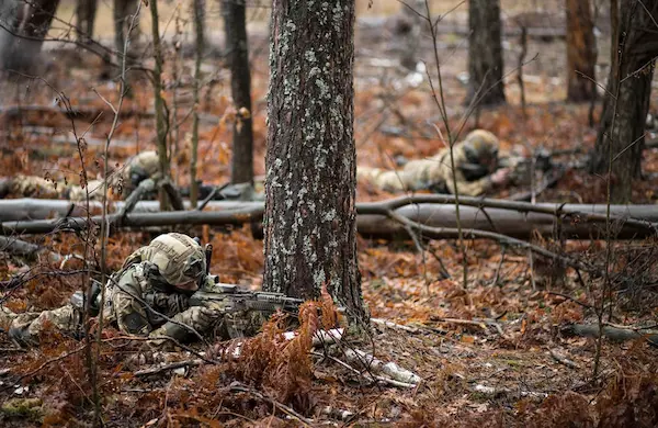 Simultaneous training for different types of troops
